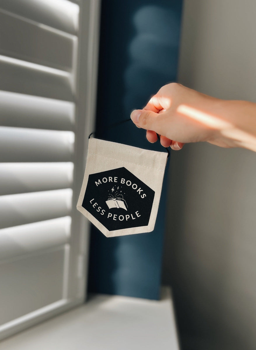 The More Books, Less People Mini Banner – Darwin & Gray
